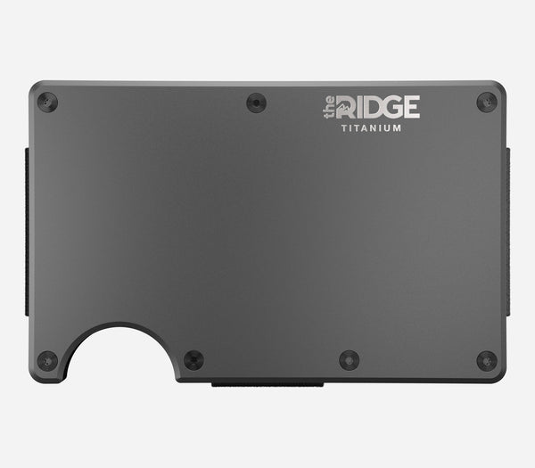 Ridge Wallet Titanium Gunmetal | The Ridge - Ridge Global